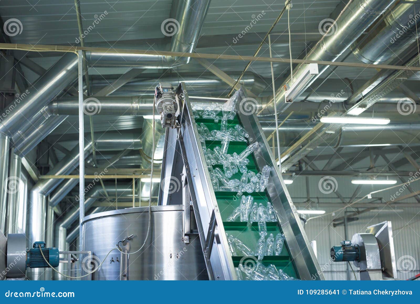 Plastic Bottle Making Process Stock Image - Image of bottled, making ...