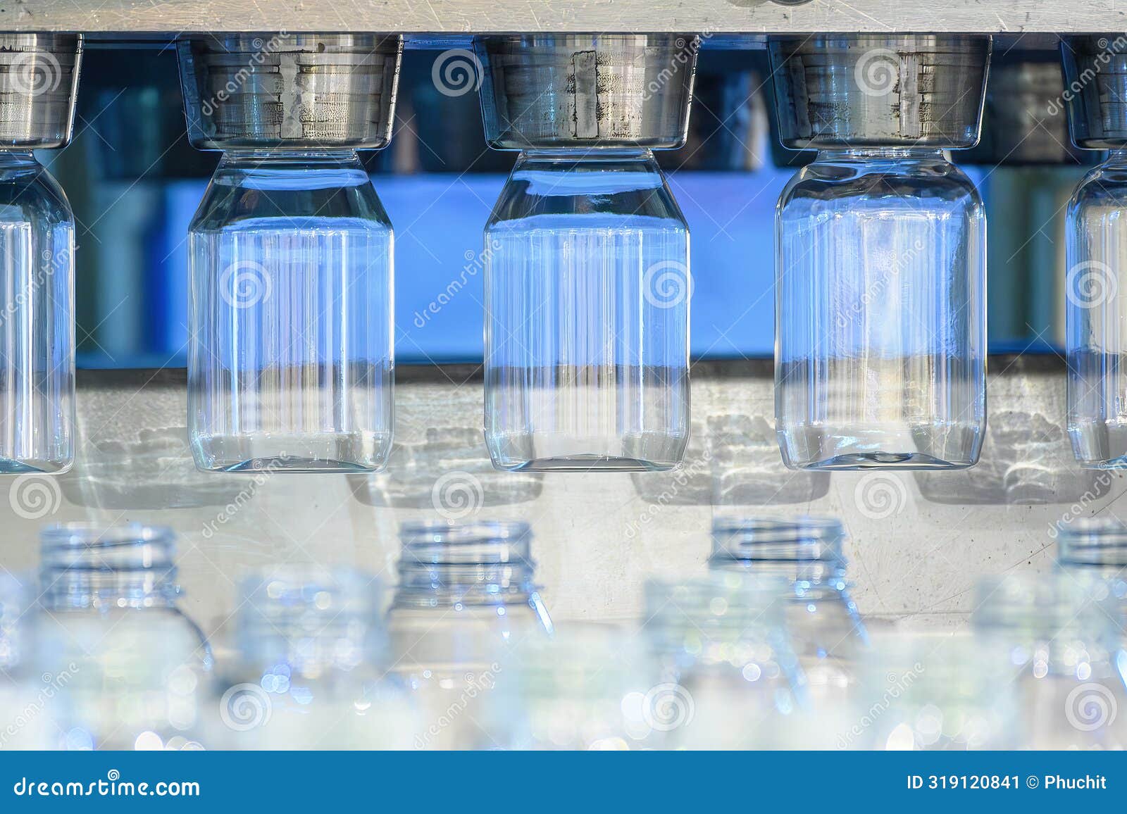 The Plastic Bottle Manufacturing Process by Vertical Blow Mold Machine ...