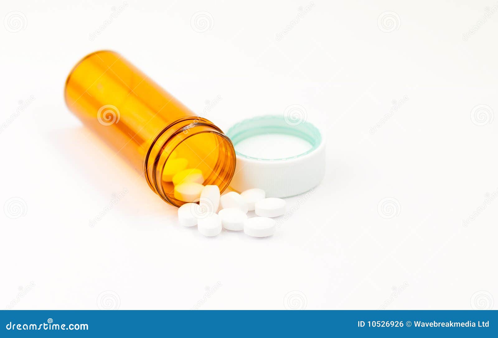 Plastic bottle of pills stock photo. Image of pharmaceutical - 10526926