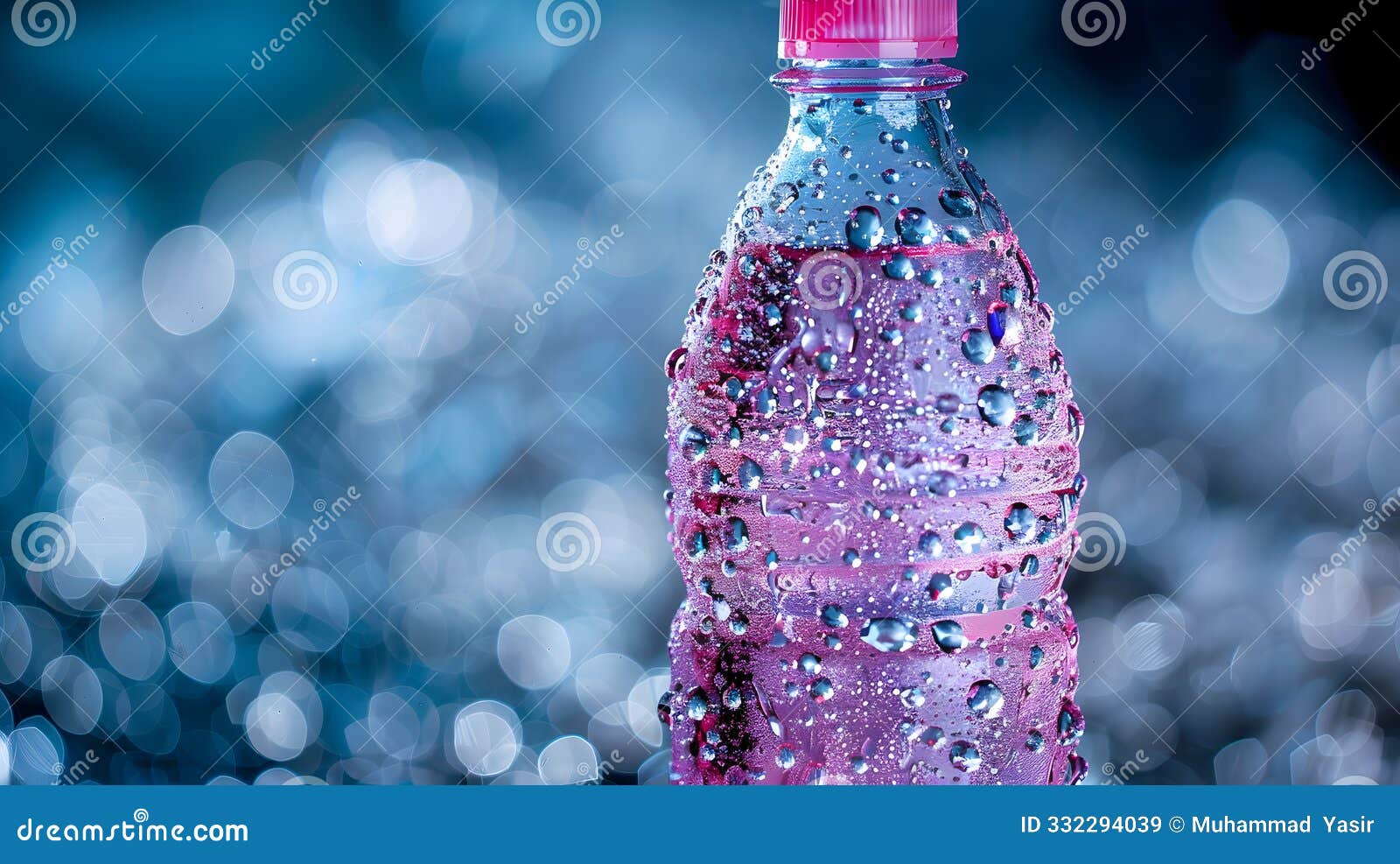 Plastic Bottle with Pink Water Stock Image - Image of clean, treatment ...