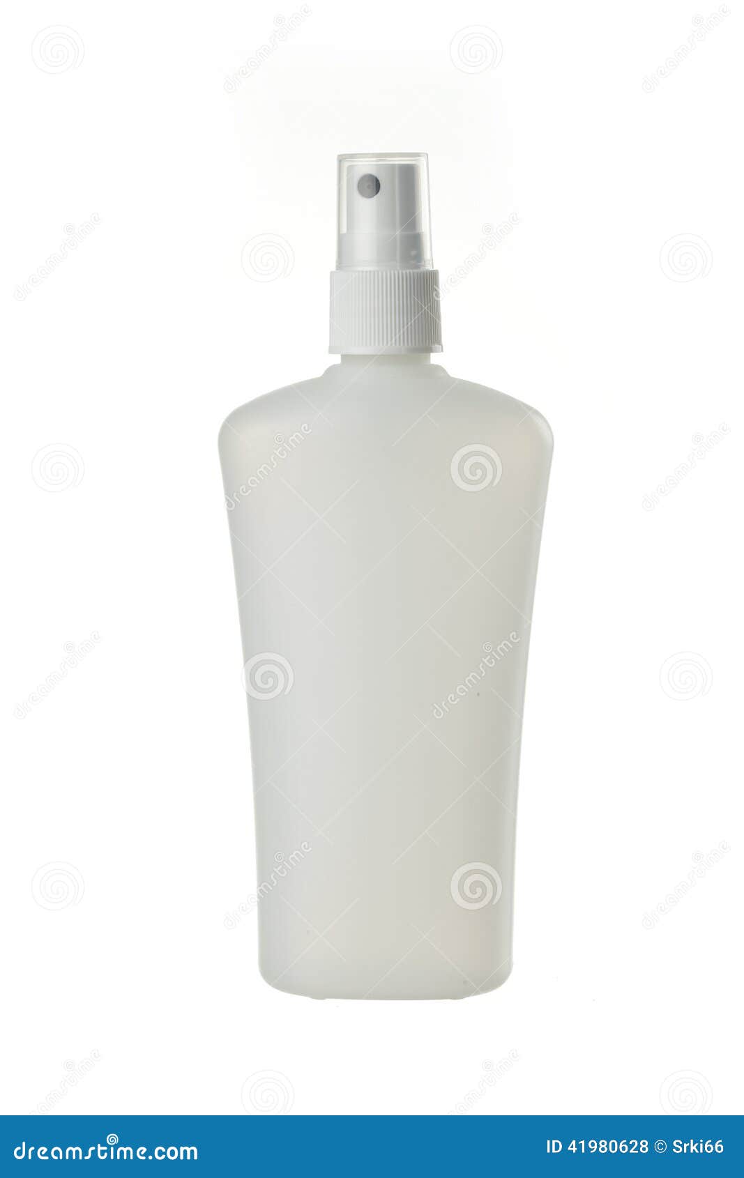 Plastic Bottle with Pump Spray Stock Photo - Image of isolated, bottle ...