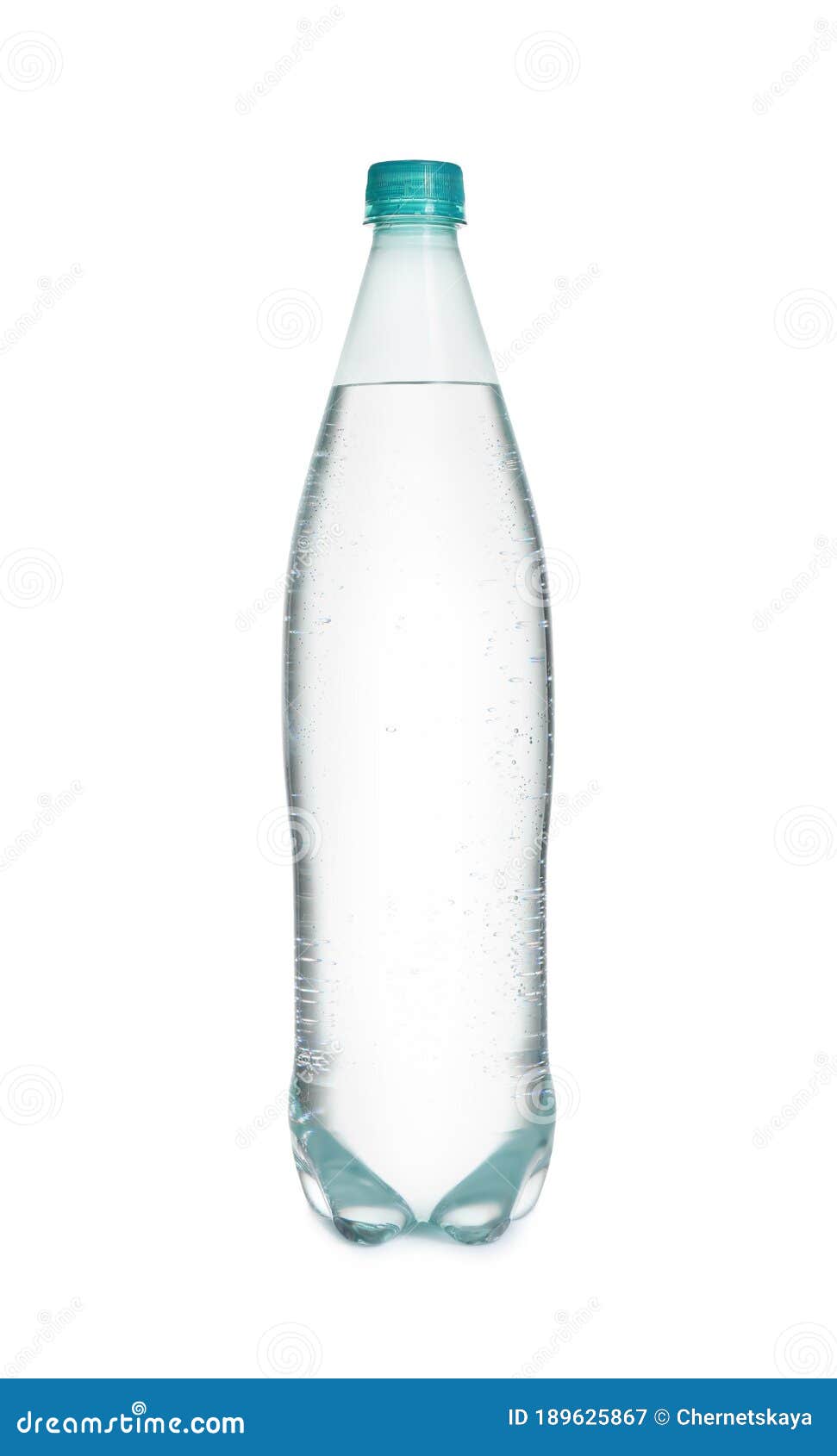 Plastic Bottle of Pure Water Isolated Stock Image - Image of container ...