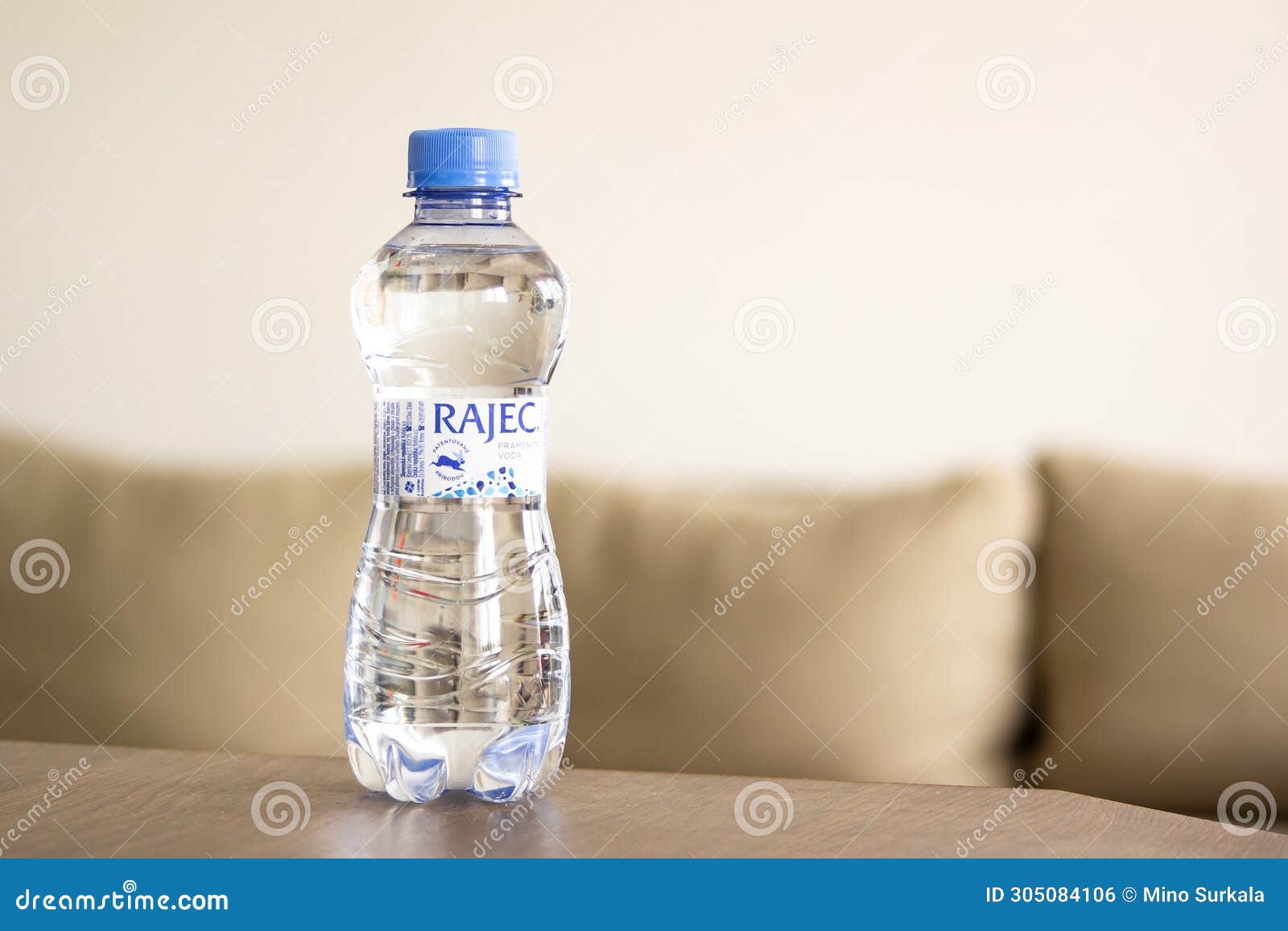 Plastic Bottle of Rajec Spring Water in Kitchen Editorial Photo - Image ...