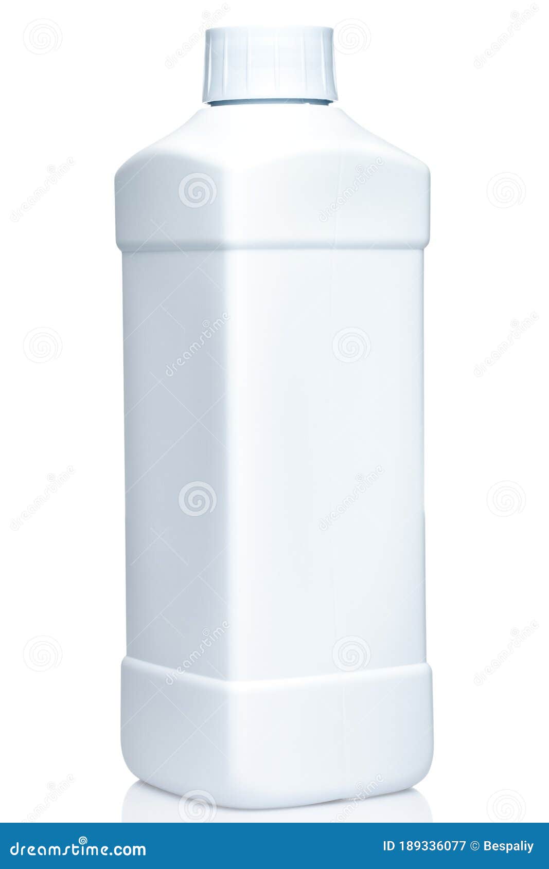 A Plastic Bottle is Side View. Stock Image - Image of gallon, domestic ...