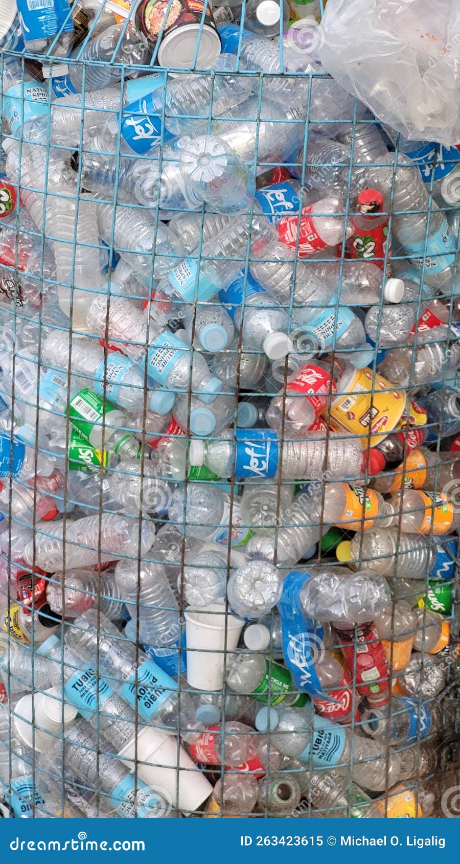 Plastic Bottle Trash in Garbage Container Editorial Image - Image of ...