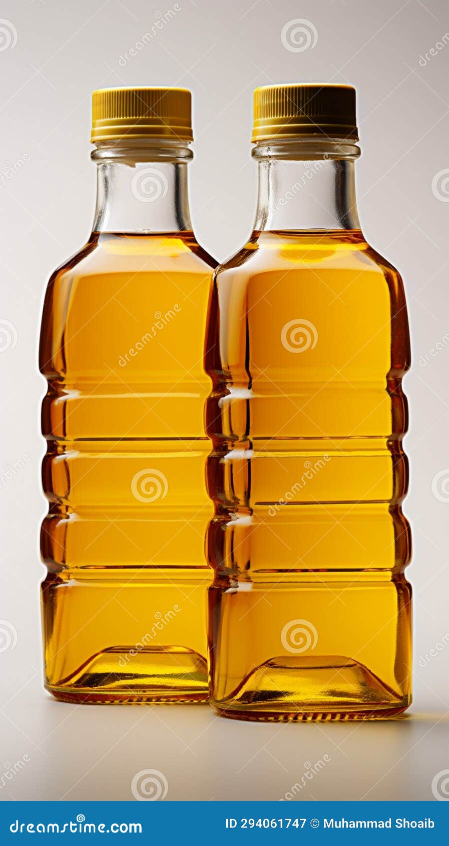 A Plastic Bottle of Vegetable Oil Presented with Packaging Layout on ...