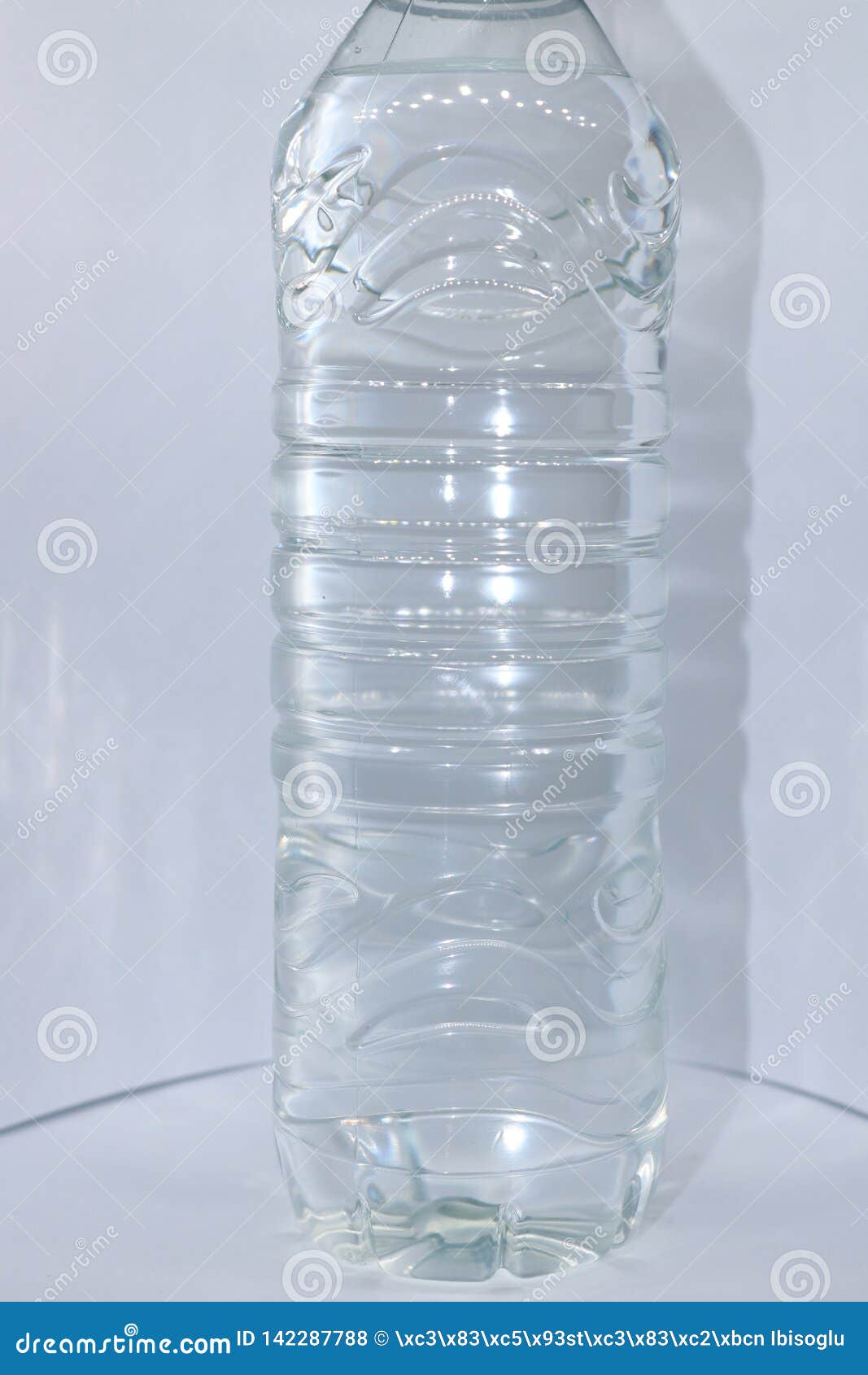 Plastic Bottle of Water Isolated. Stock Photo - Image of transparent ...