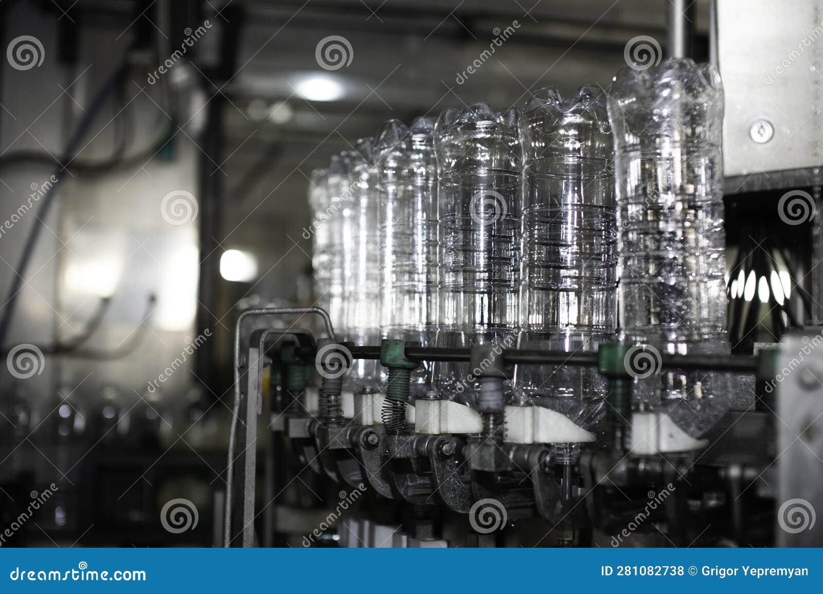 Plastic Bottles of Lemonade Factory Editorial Stock Photo - Image of ...