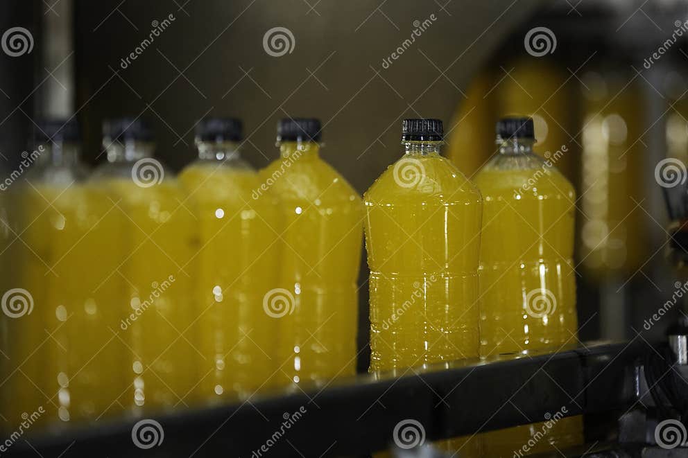 Plastic Bottles of Lemonade Factory Editorial Photography - Image of ...