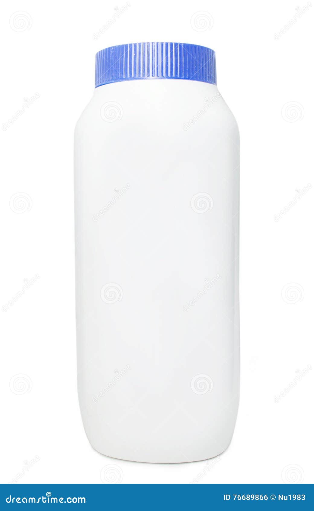 Plastic Bottles of Talcum Powder Stock Photo - Image of bottle, care ...