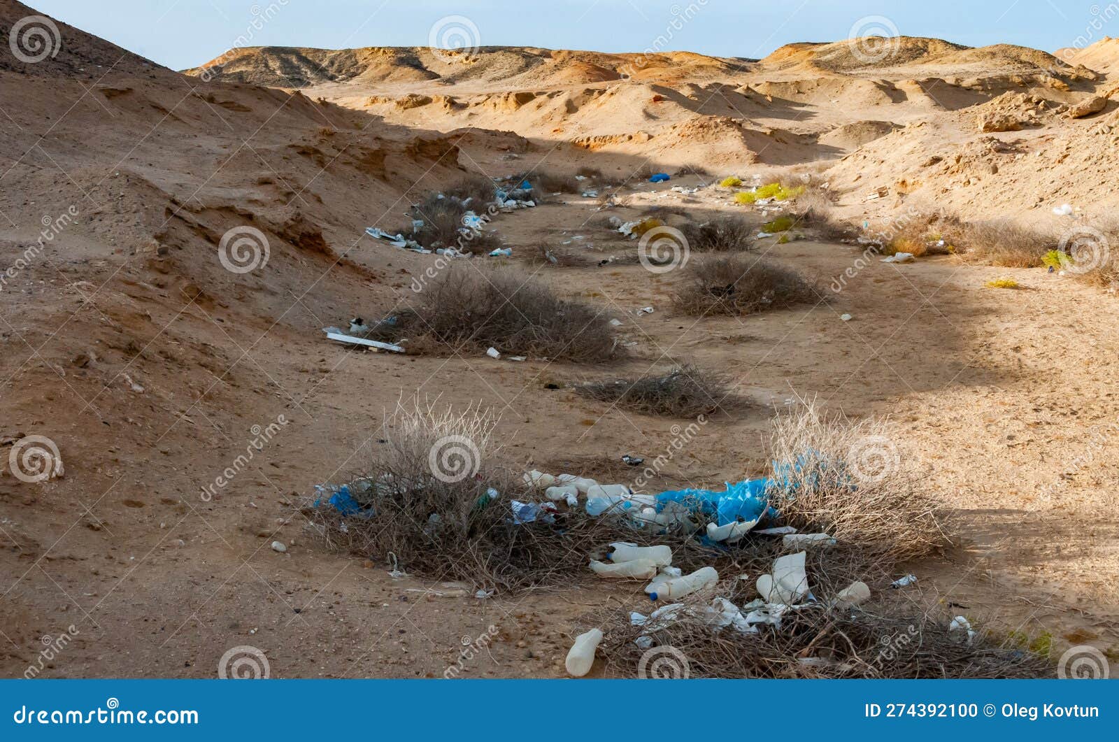 Plastic Bottles and Various Garbage from Hotels in the Wild, Garbage ...