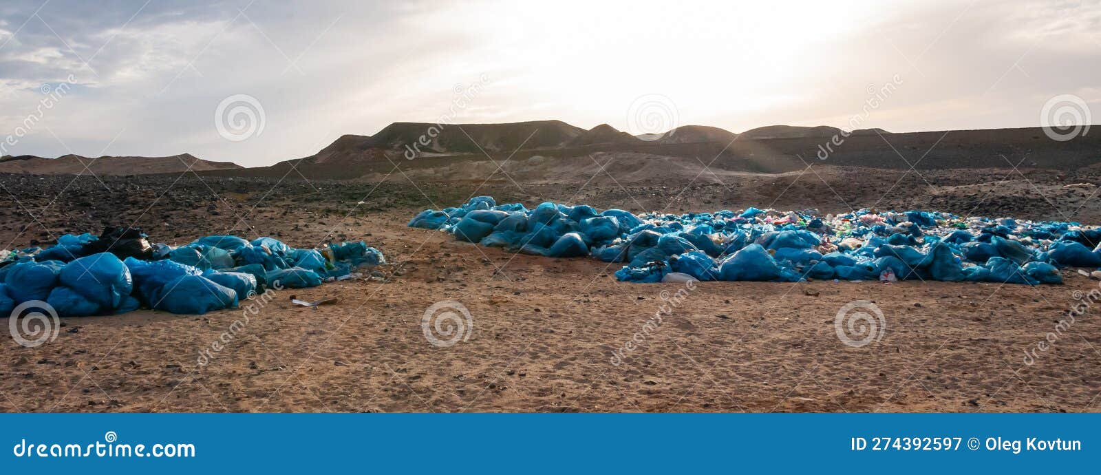 Plastic Bottles and Various Garbage from Hotels in the Wild, Garbage ...