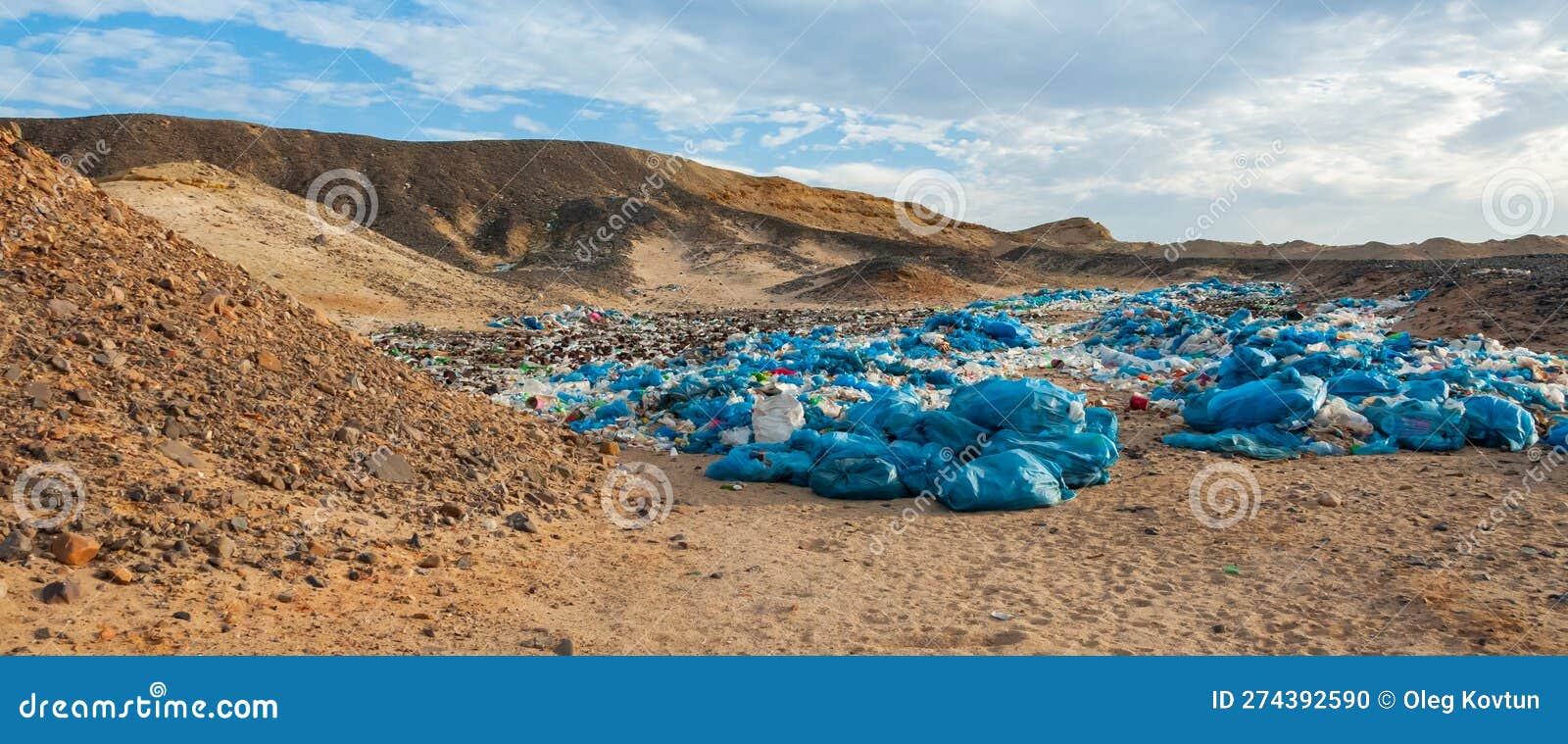Plastic Bottles and Various Garbage from Hotels in the Wild, Garbage ...