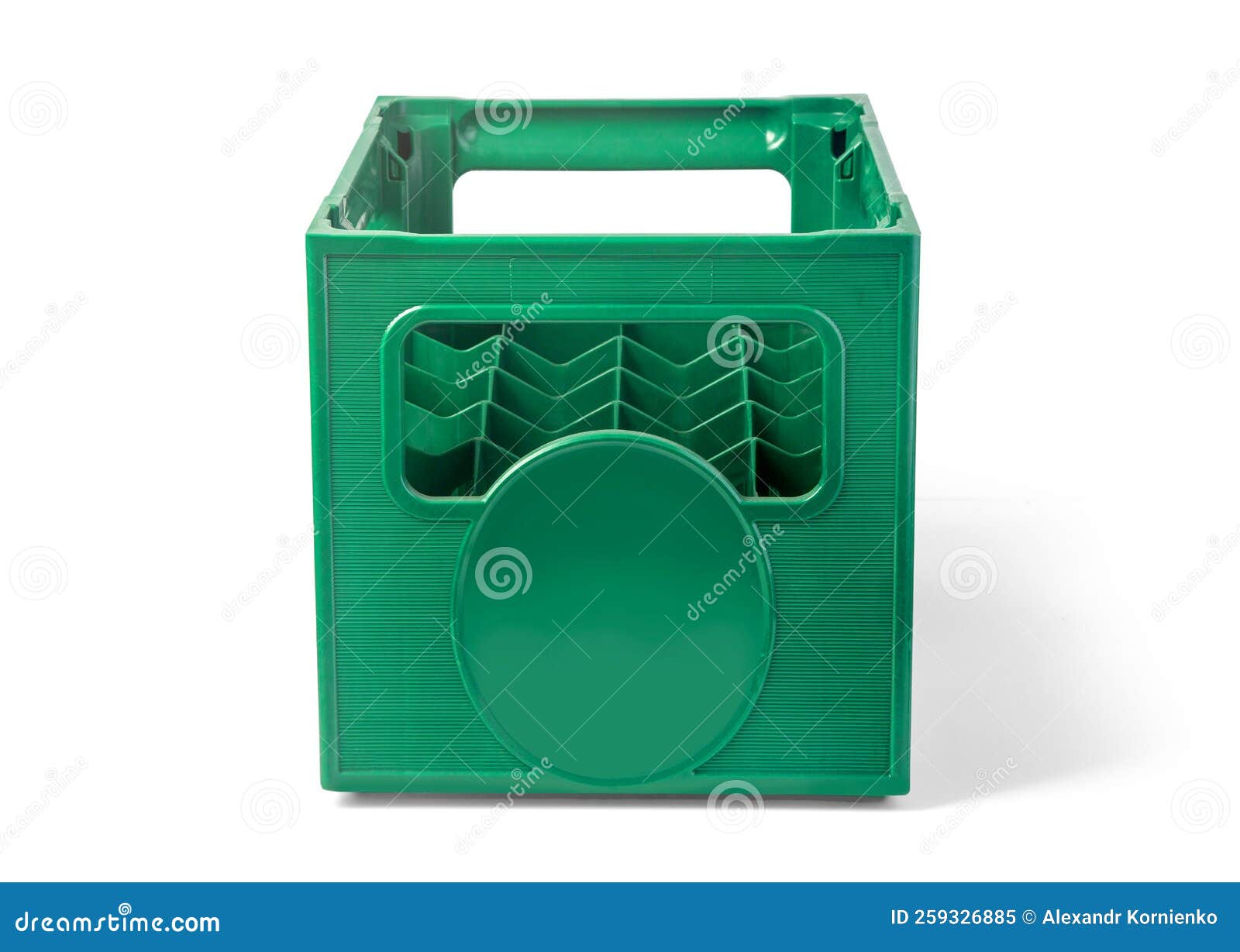 Plastic Box for Beer Bottles Stock Image - Image of delivery, isolated ...
