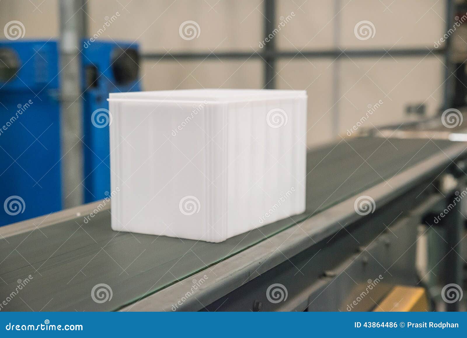Plastic Box in Belt in Factory Stock Photo - Image of factory ...