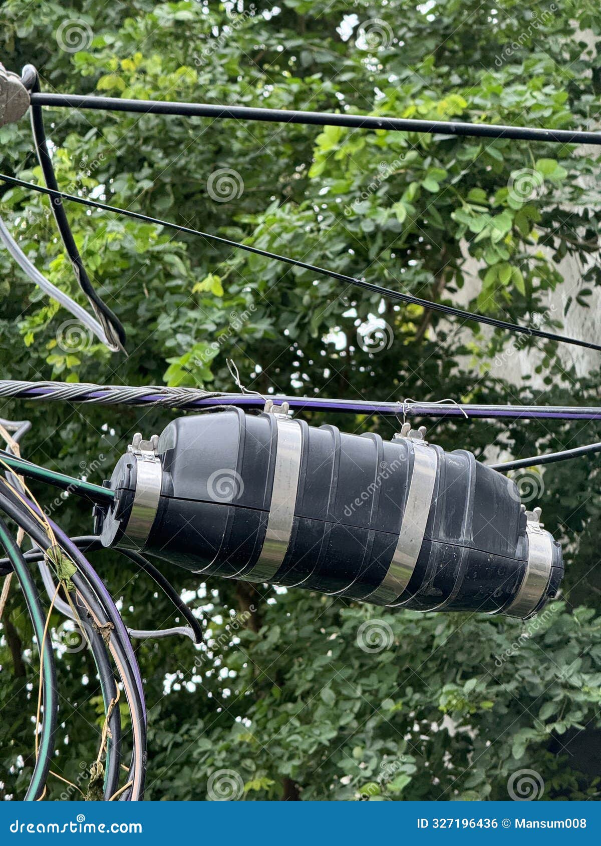 Plastic Box Internet Network on the Street Stock Photo - Image of ...