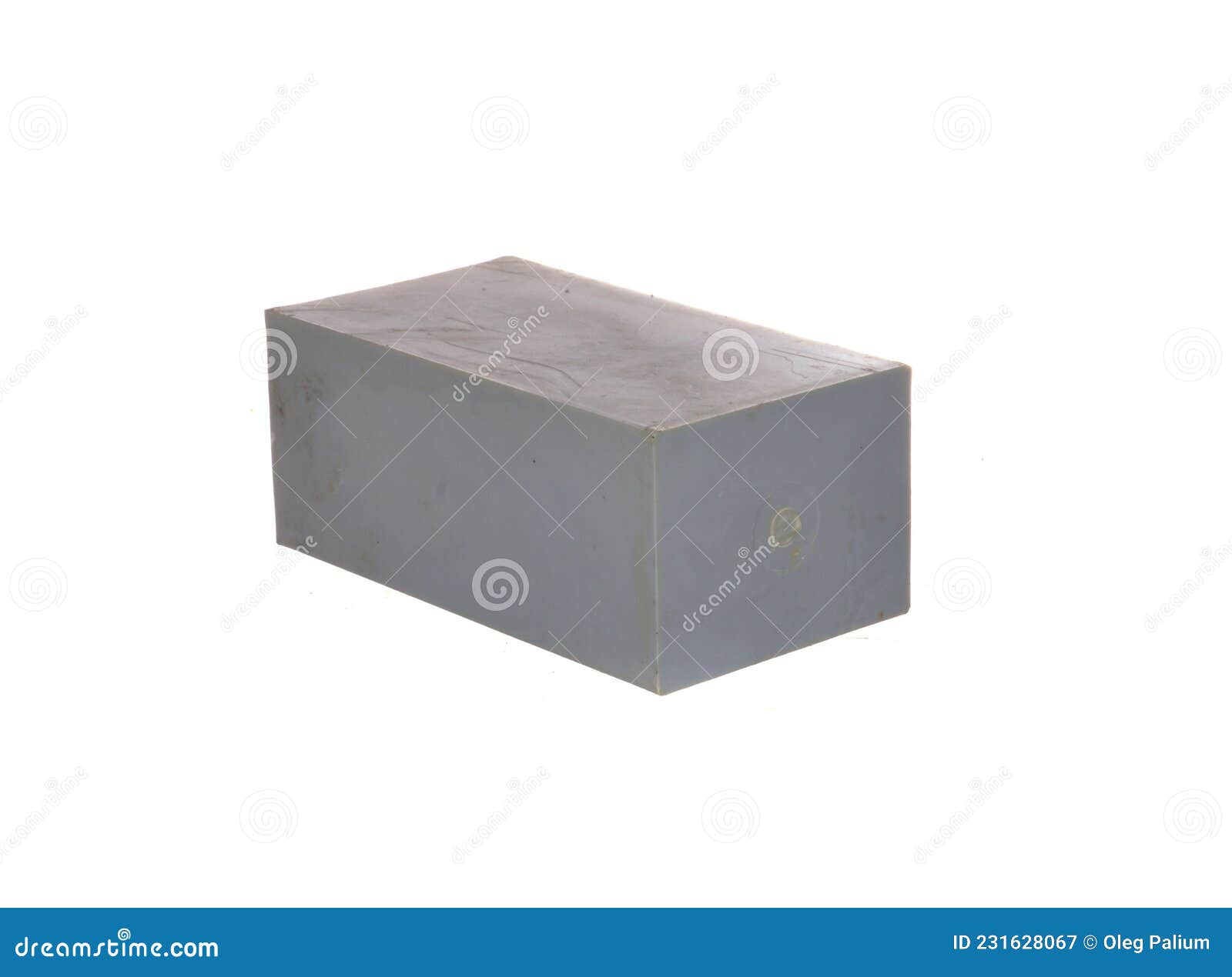 Plastic Box Isolated on White Background Stock Image - Image of ...