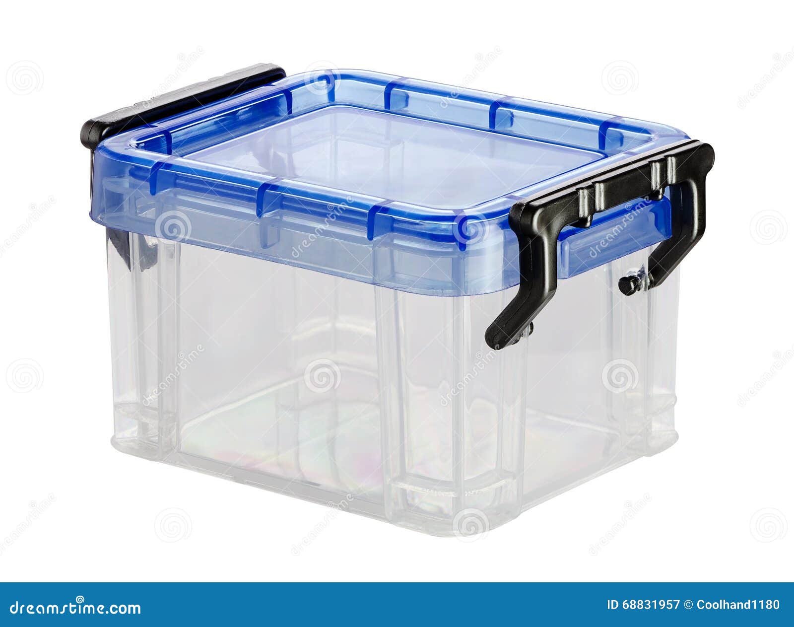 Plastic Box Isolated on White Stock Image - Image of pack, case: 68831957
