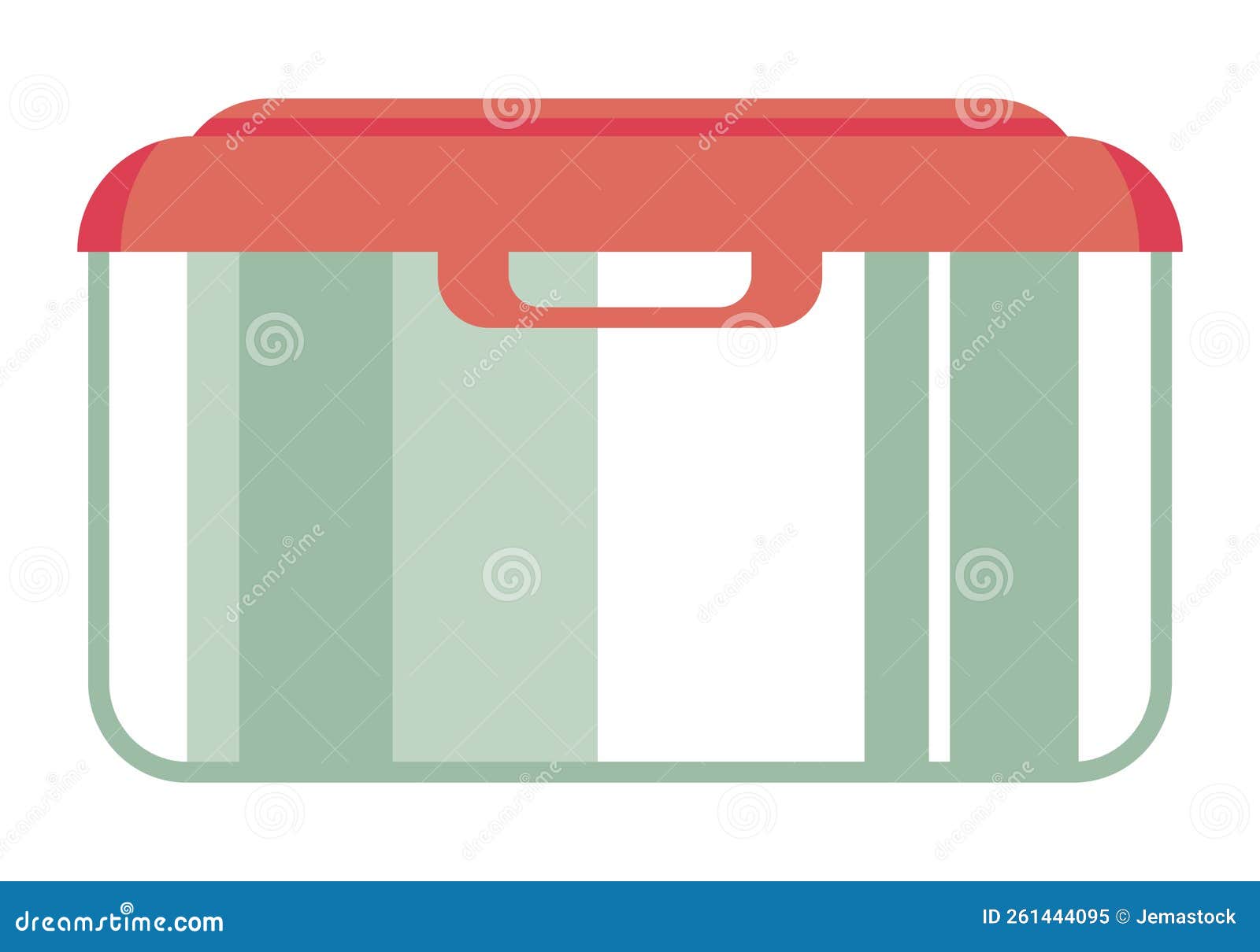 Plastic Box Reusable Container Stock Illustration - Illustration of ...