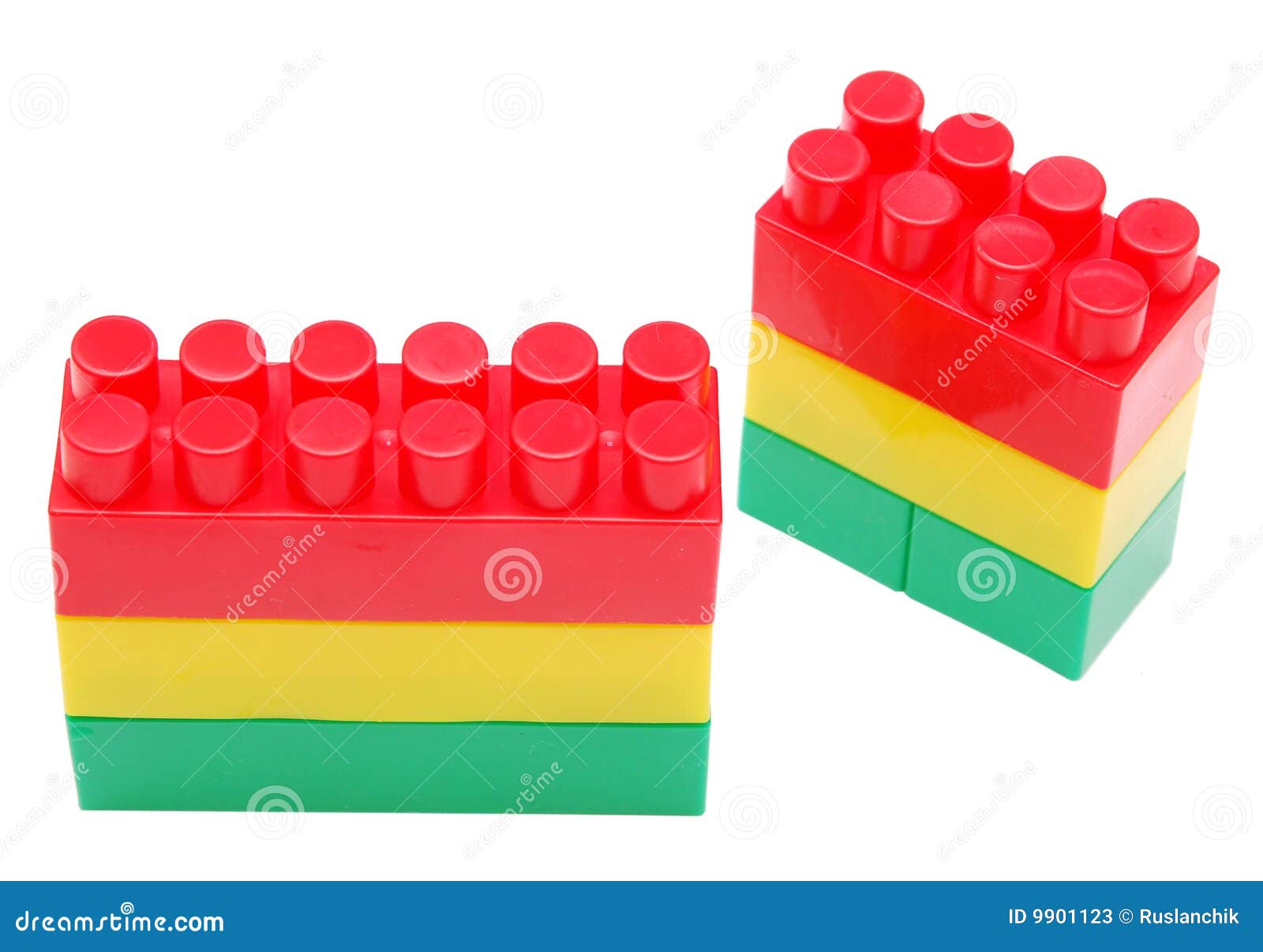 Plastic brick stock image. Image of green, create, learn - 9901123