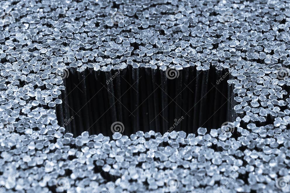 Plastic Bristles of a Brush, Abstract Macro Background Stock Photo ...