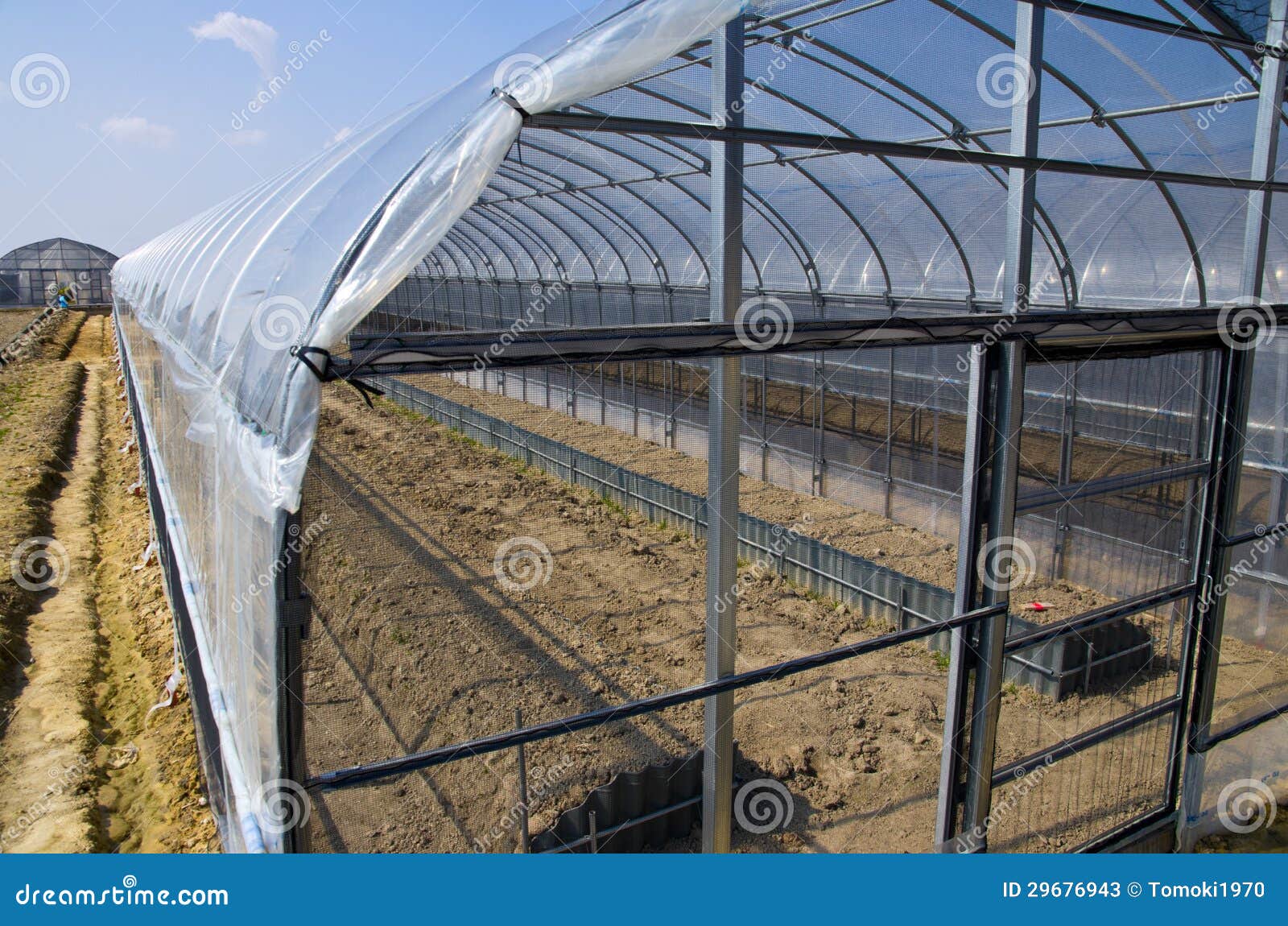 Plastic broeikas stock afbeelding. Image of serre, hotel - 29676943