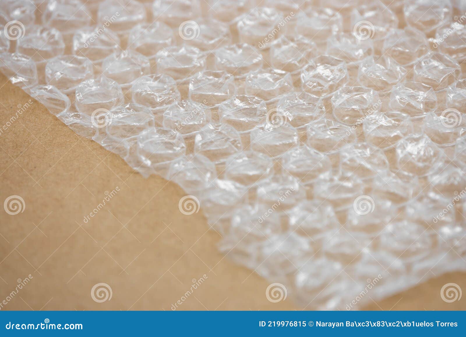 Plastic Bubbles for Product Shipping, Packaging Concept Stock Image ...