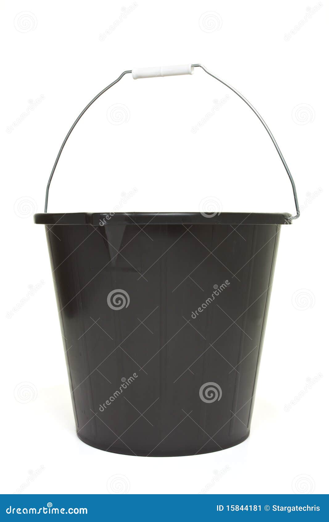 Plastic Bucket stock image. Image of object, tool, studio - 15844181