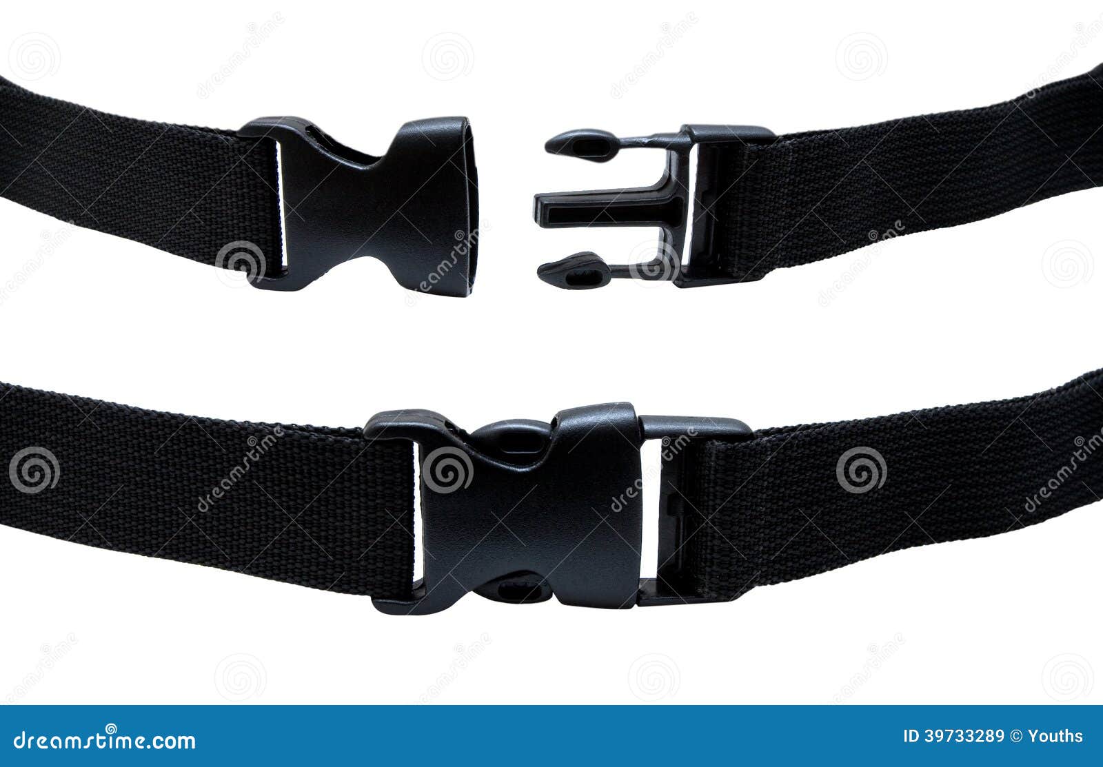 Plastic buckle isolated stock image. Image of plastic - 39733289