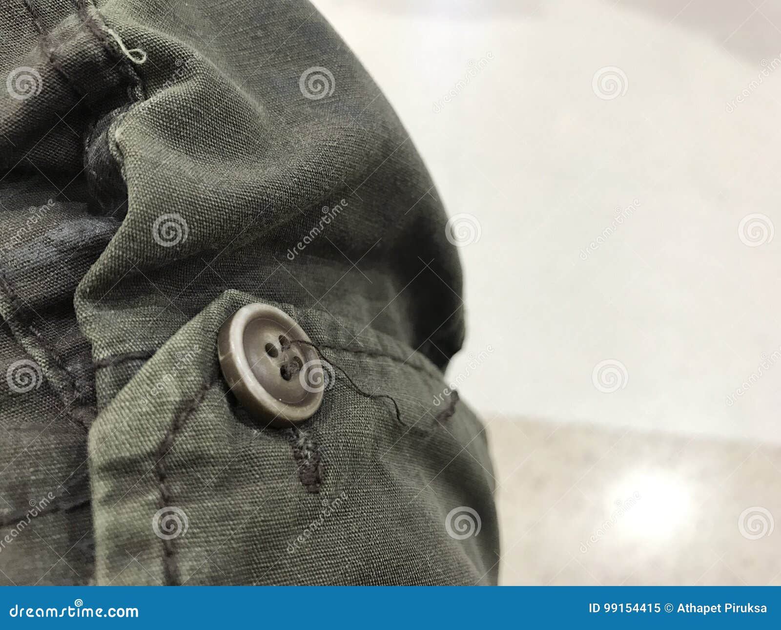 Plastic button of pocket stock image. Image of clothing - 99154415