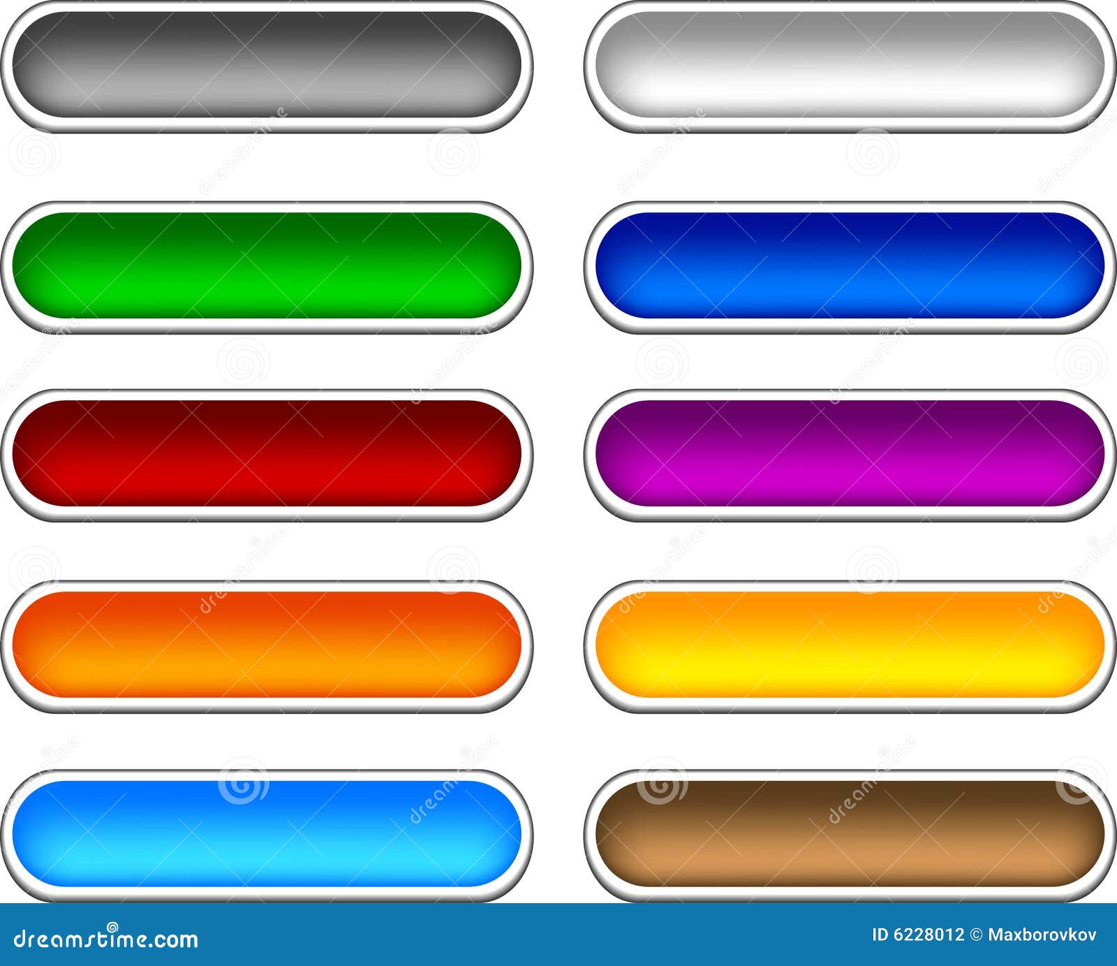 Plastic buttons. stock vector. Illustration of gray, sign - 6228012