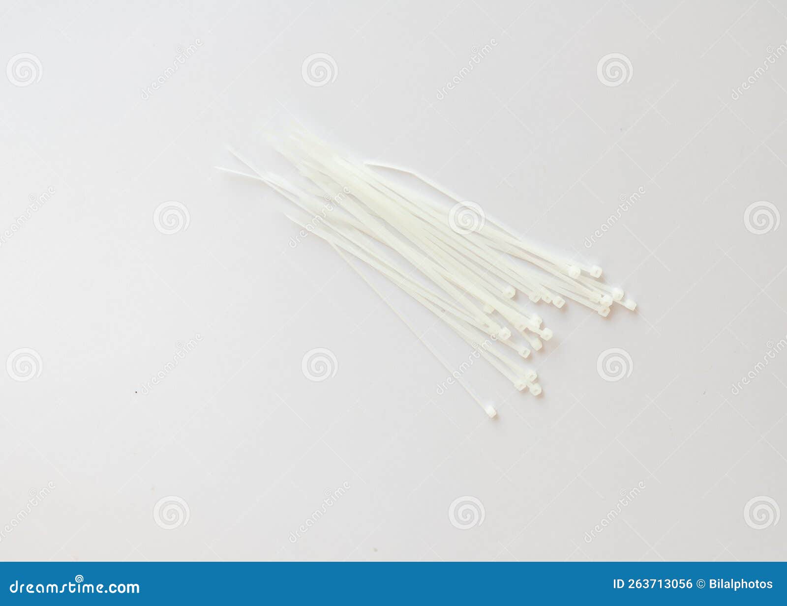 Plastic Cable Ties Isolated on a White Background Stock Photo - Image ...