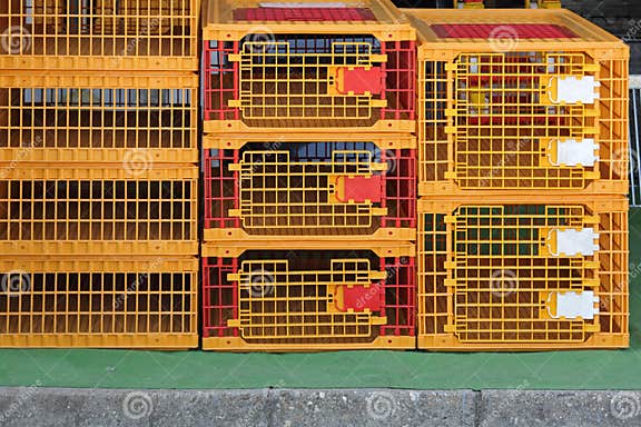 Plastic Cages stock photo. Image of plastic, cage, packing - 86535766