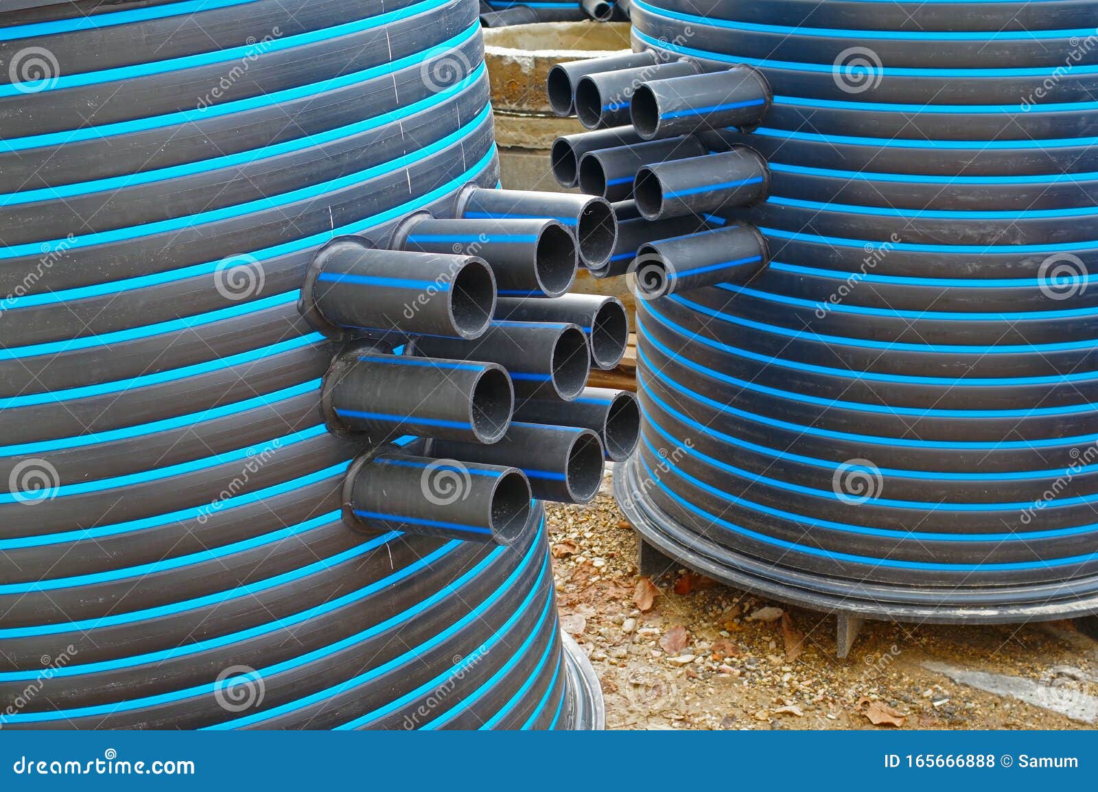 Plastic Caisson for Water from a Well Stock Photo - Image of industry ...