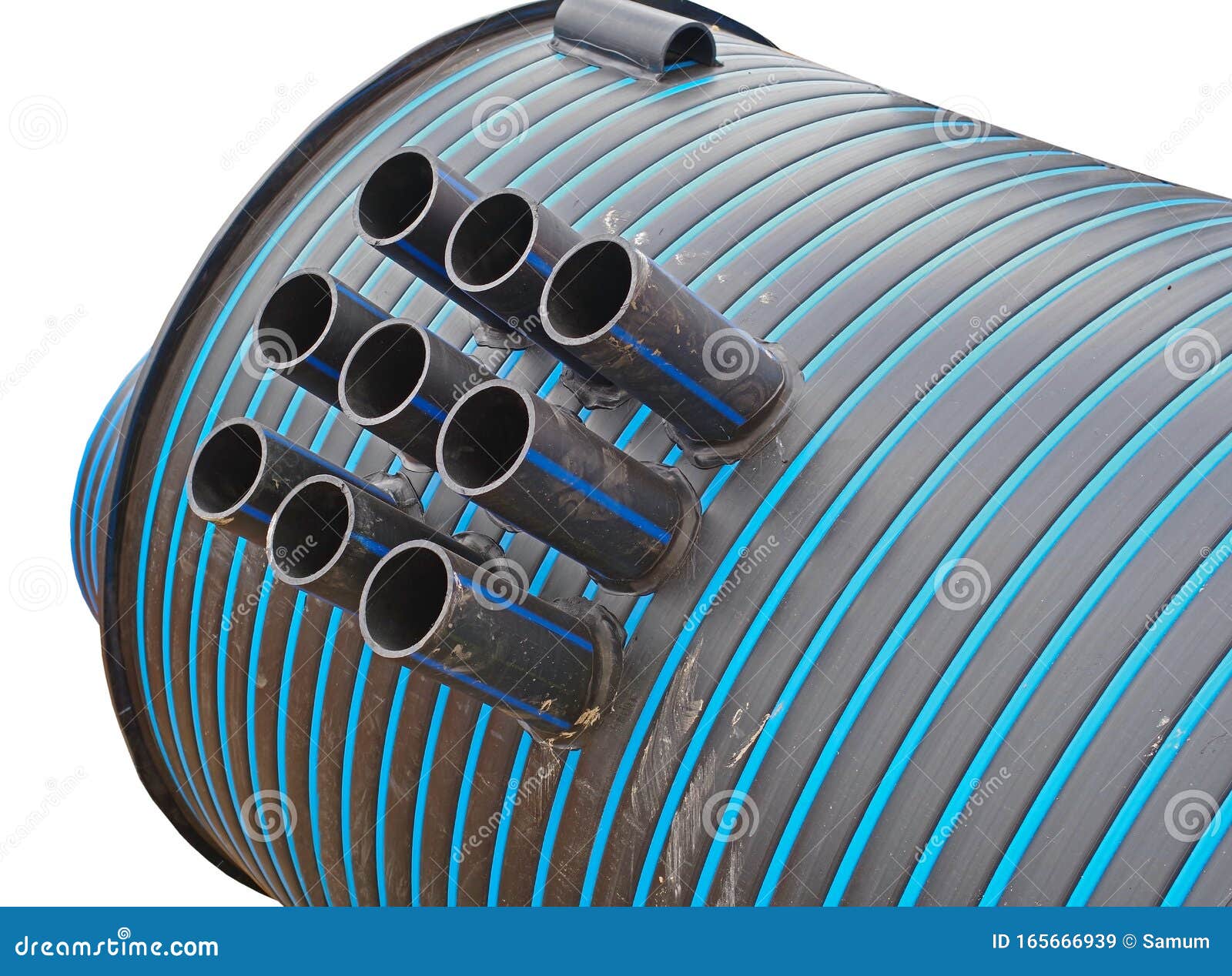 Plastic Caisson for Water from a Well Stock Image - Image of plastic ...