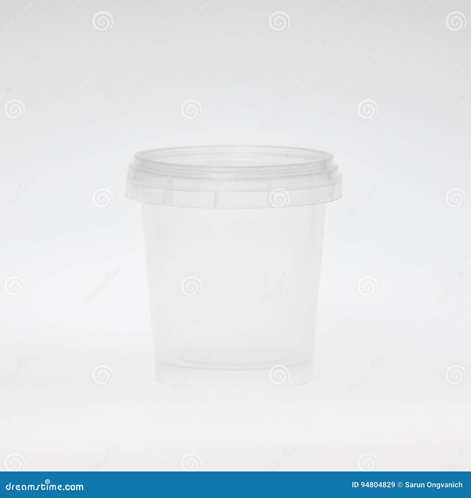Plastic Cans Isolated White Stock Image - Image of isolated, cream ...