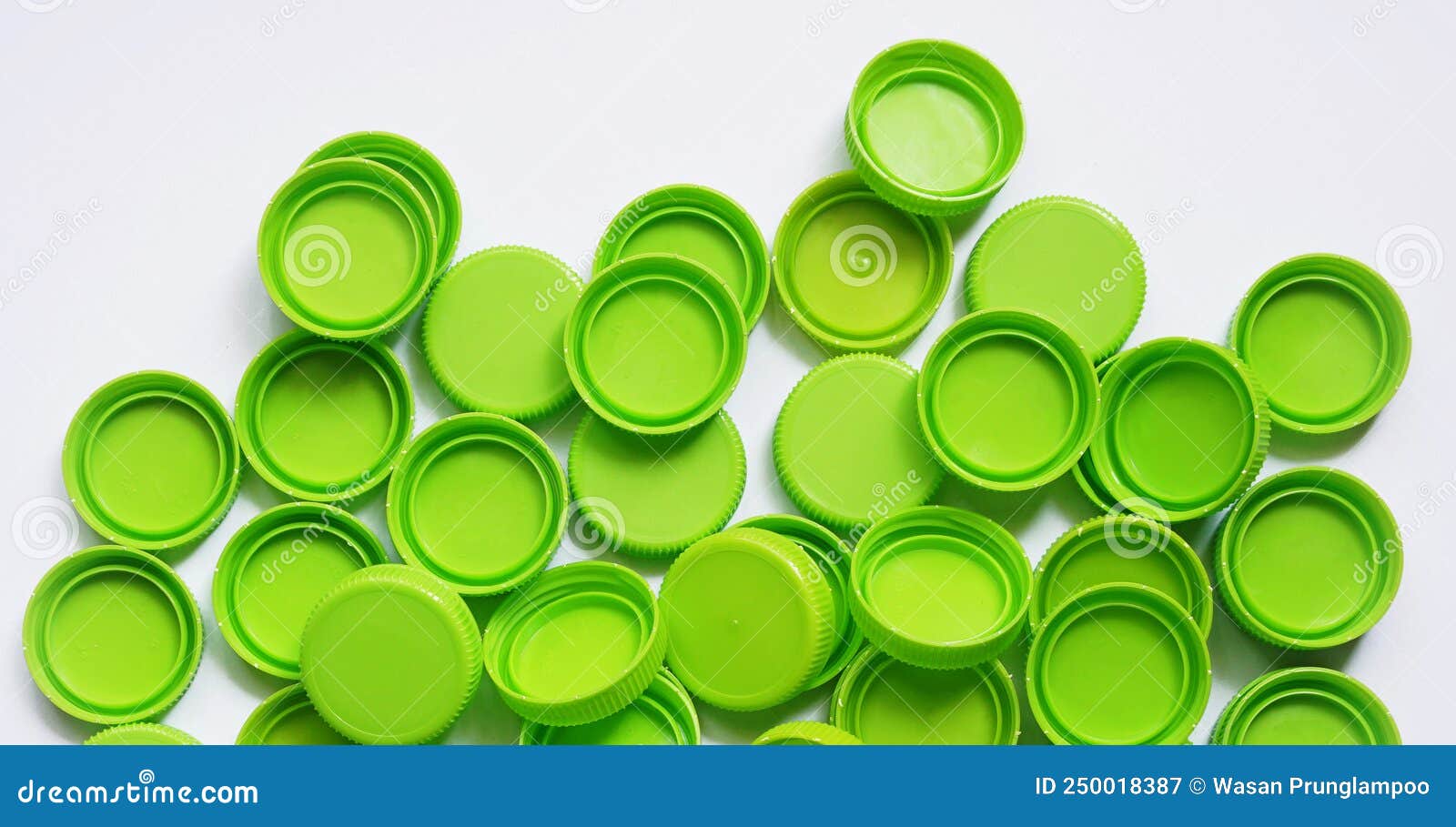 Plastic Cap Isolated on White Background. Recycle Material Concept ...