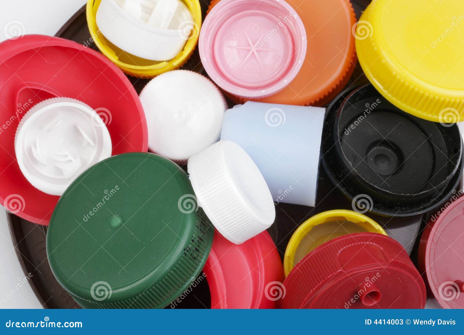 Plastic caps stock image. Image of closeup, reuse, plastic - 4414003