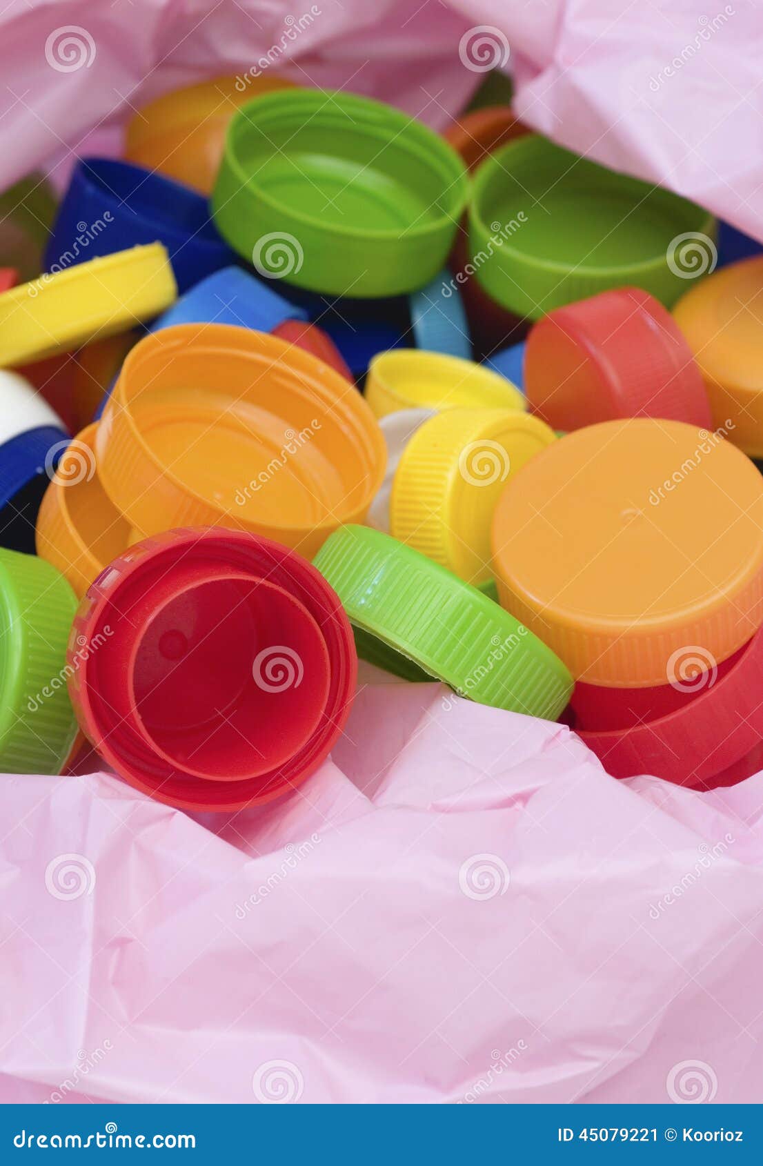 Plastic caps stock image. Image of abundance, litter - 45079221