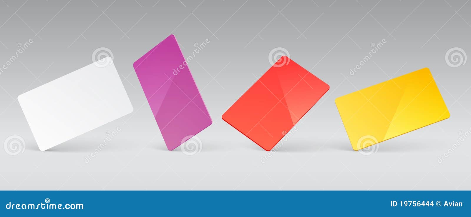 Plastic card presentation stock vector. Illustration of design - 19756444