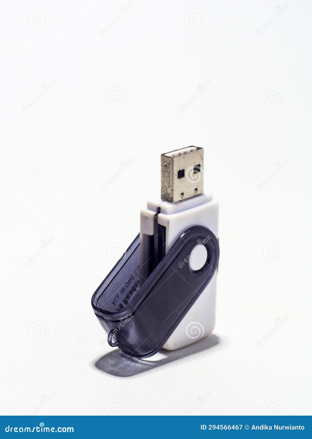 Plastic Card Reader Isolated on White Background Stock Image - Image of ...