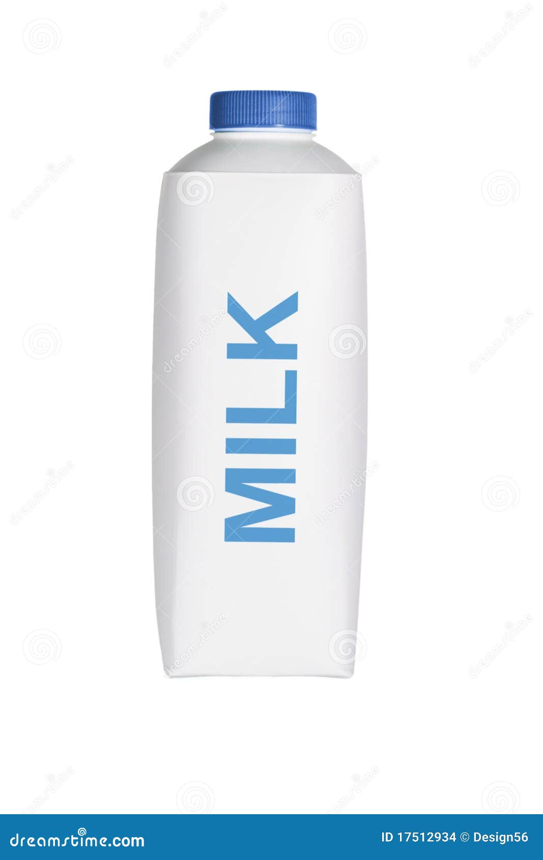 Plastic Carton of Fresh Milk Stock Photo - Image of lifestyle ...