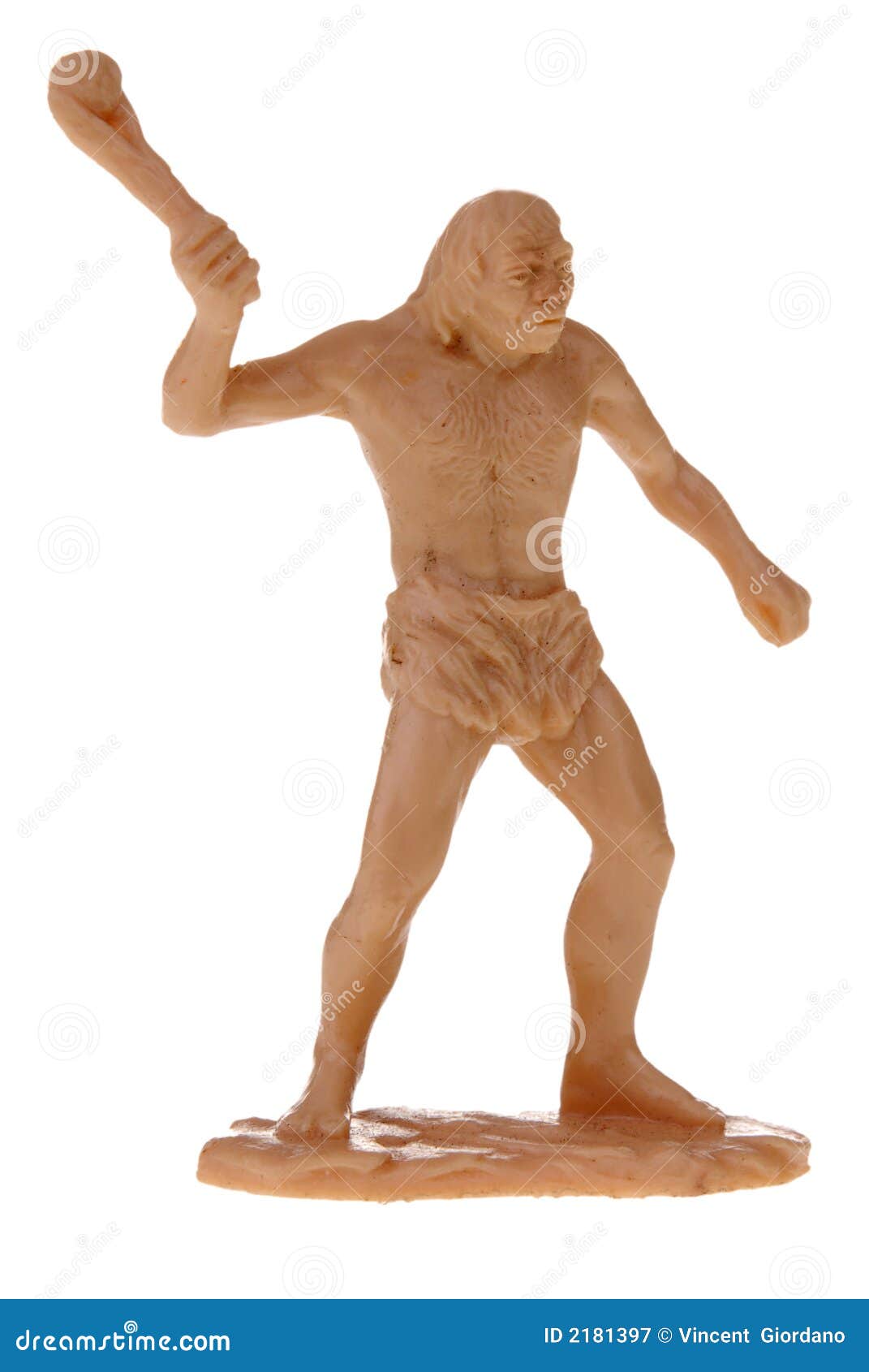 Plastic caveman toy stock image. Image of crude, creature - 2181397