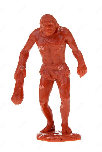 Plastic caveman toy stock photo. Image of early, destroy - 2181400