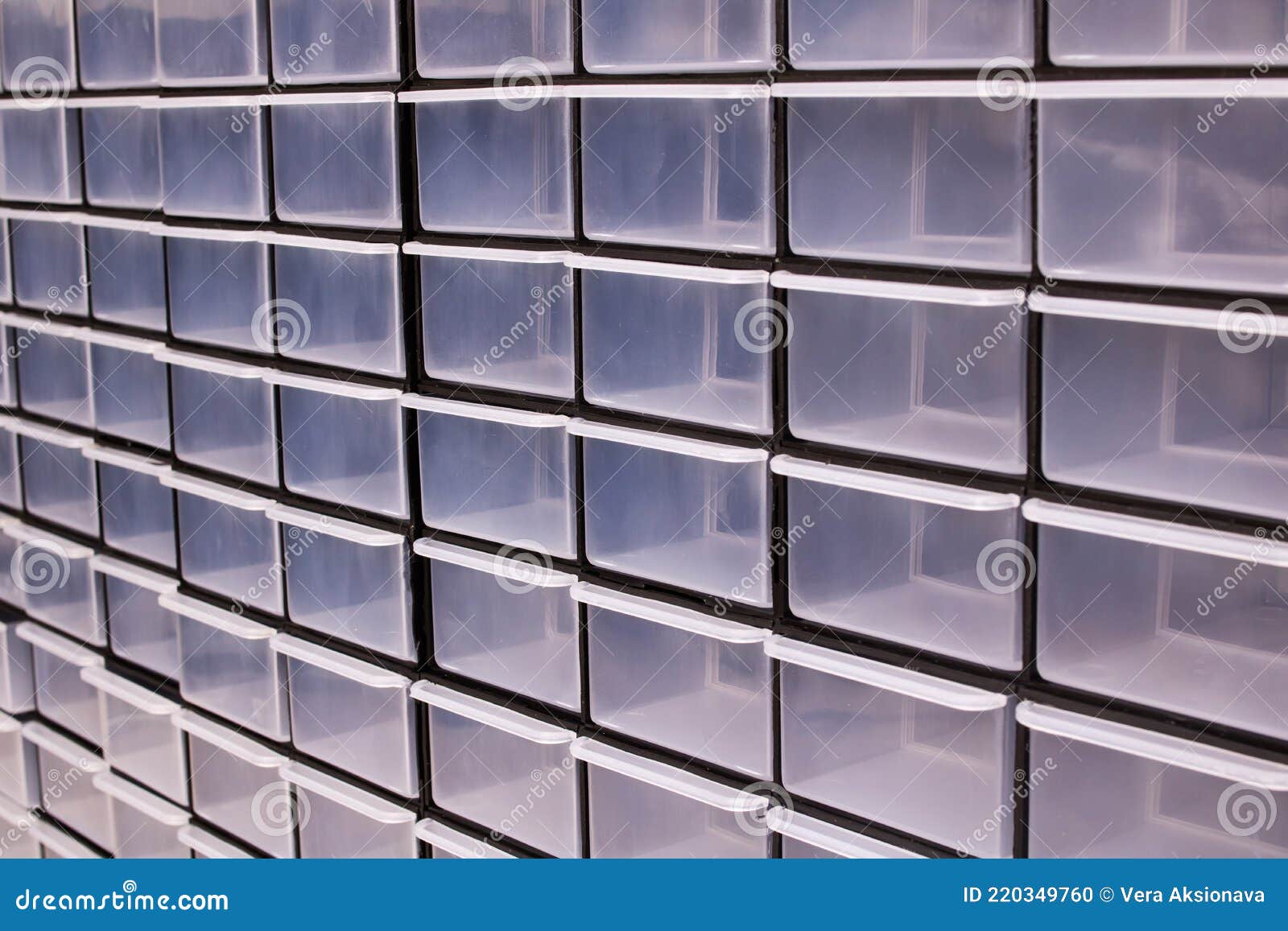 Plastic Cells in the Small Change Box Stock Photo - Image of silver ...