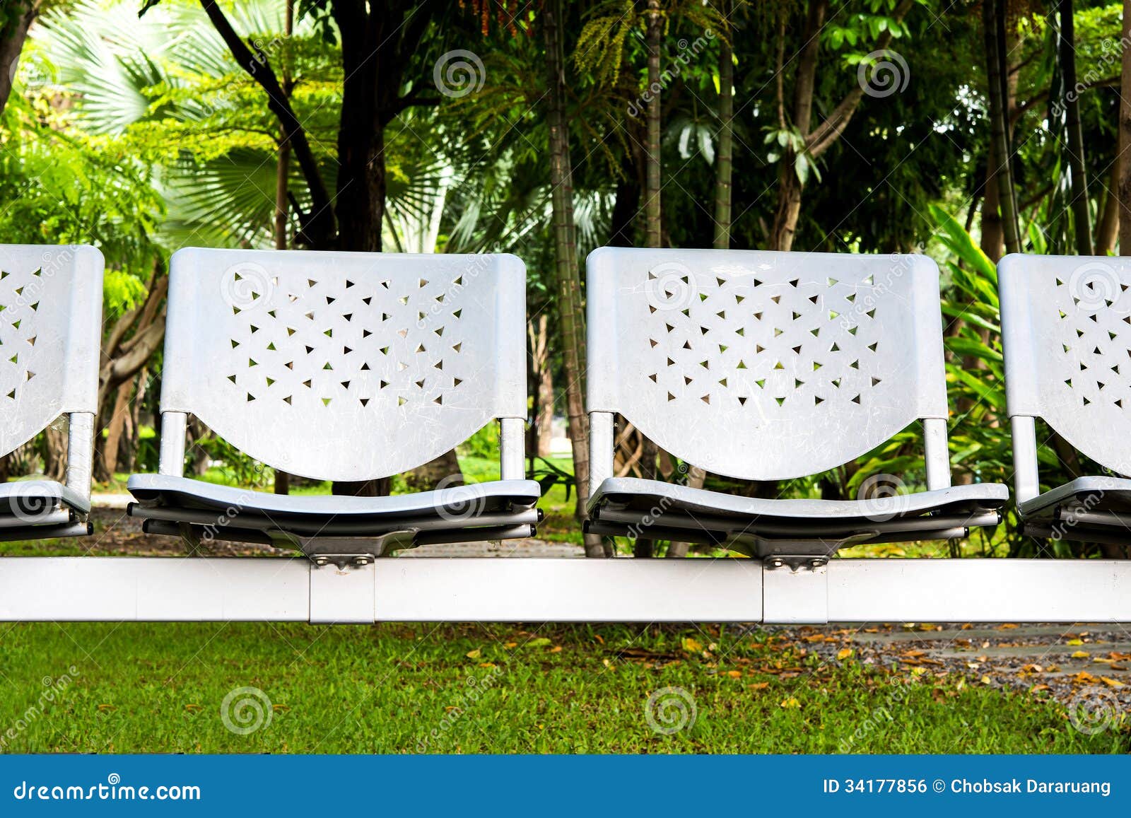 Plastic chair stock photo. Image of field, plastic, perspective - 34177856