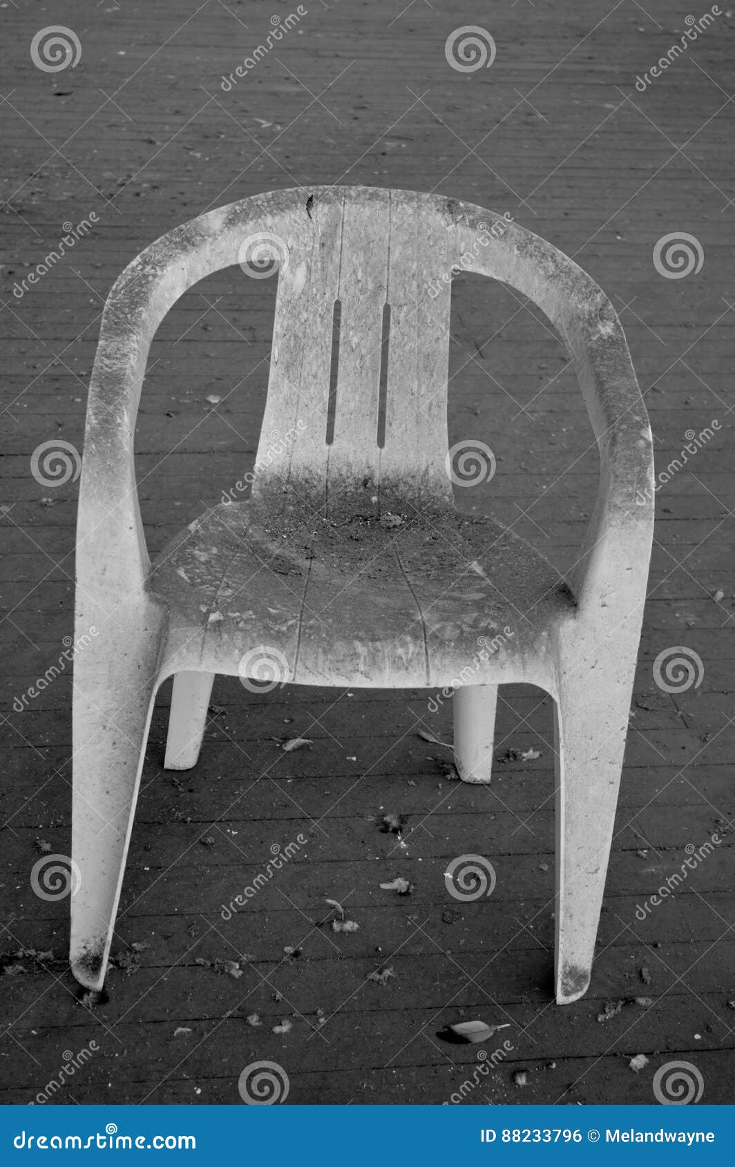 Plastic chair stock photo. Image of abandoned, dust, plastic - 88233796