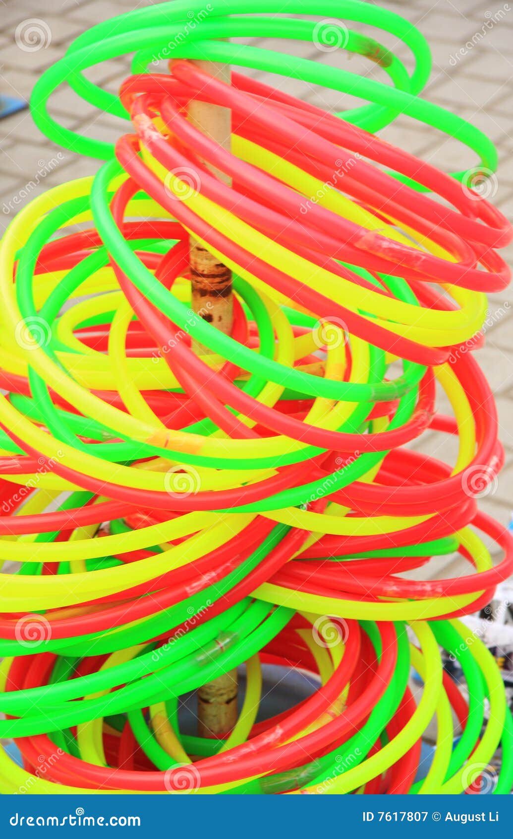 Plastic circle stock image. Image of circle, bright, yellow - 7617807