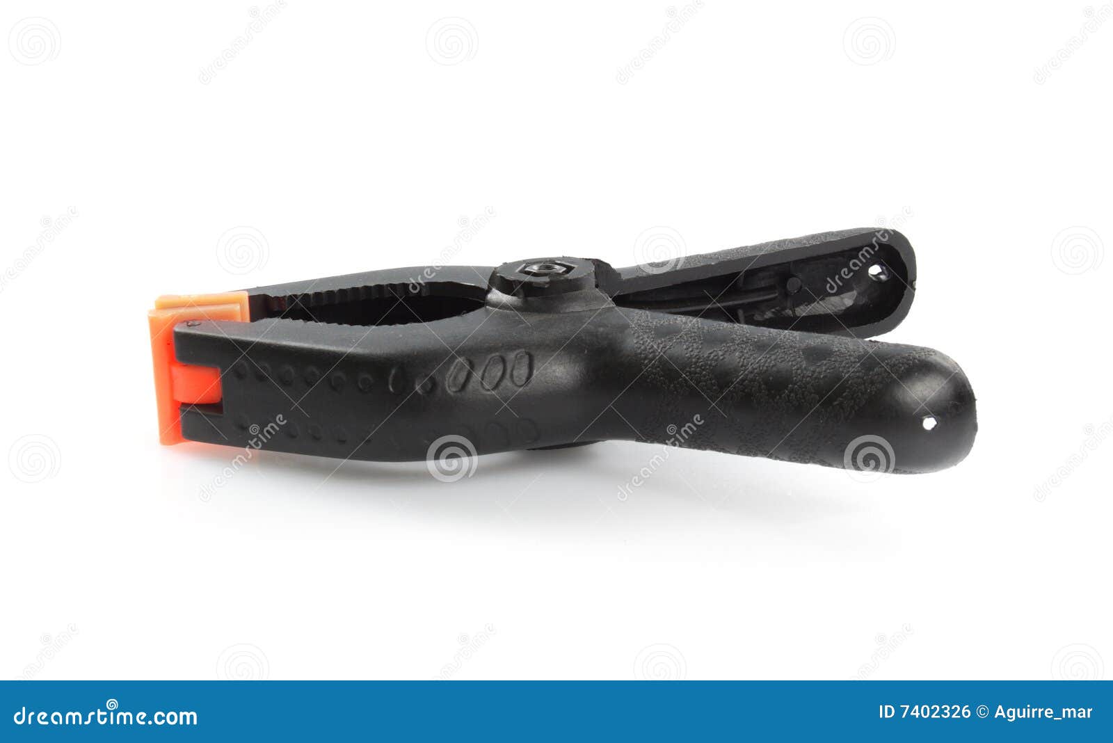 Plastic clamp stock photo. Image of clip, stress, fastener - 7402326