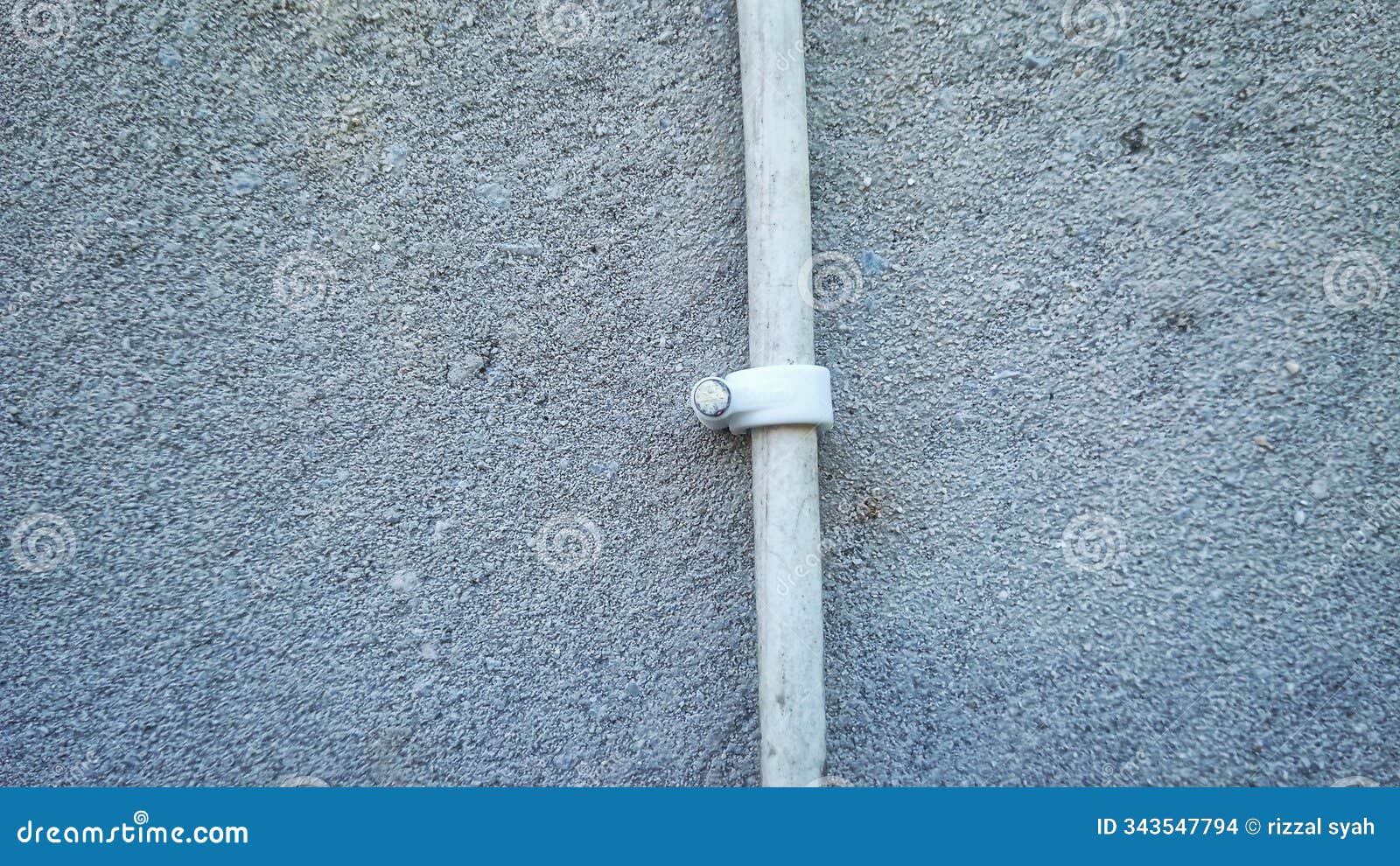 Plastic Clamps for Electrical Cables Using Nails Attached To the Walls ...